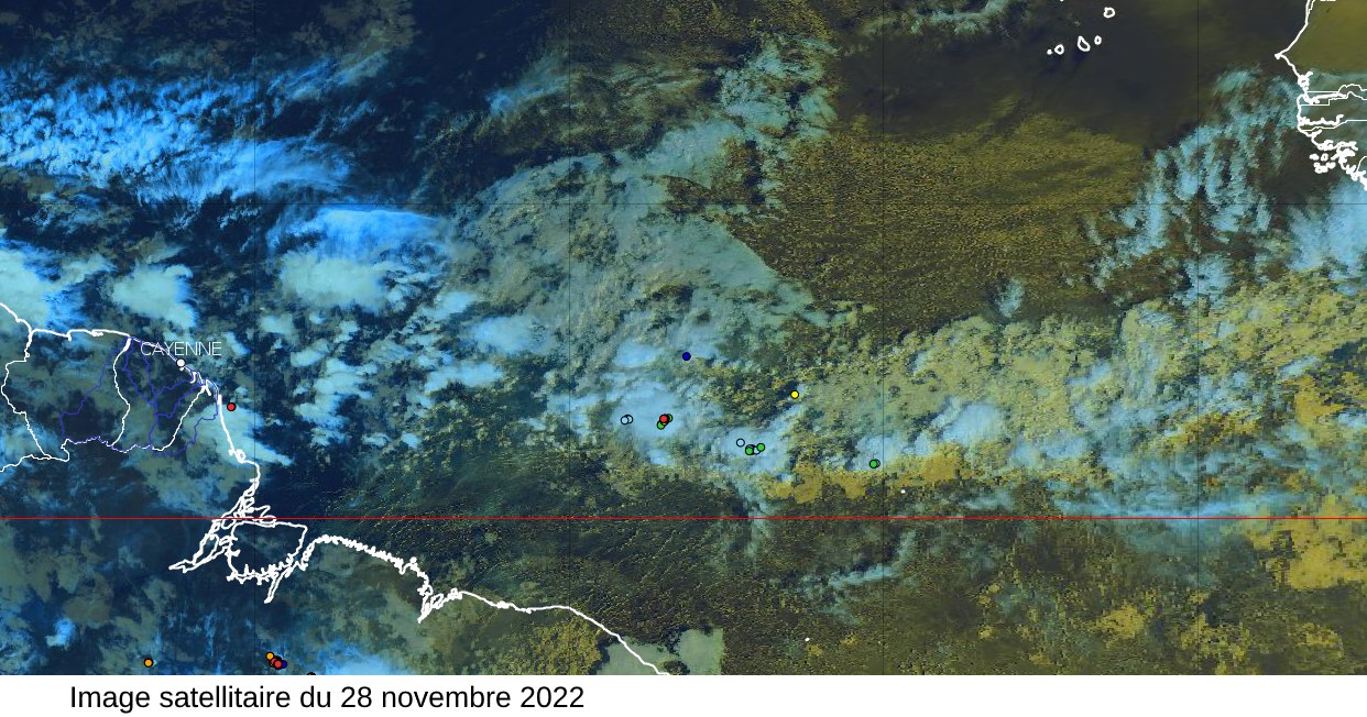 UNE SEMAINE SOUS L'INFLUENCE DE LA ZCIT par Météo-France Guyane